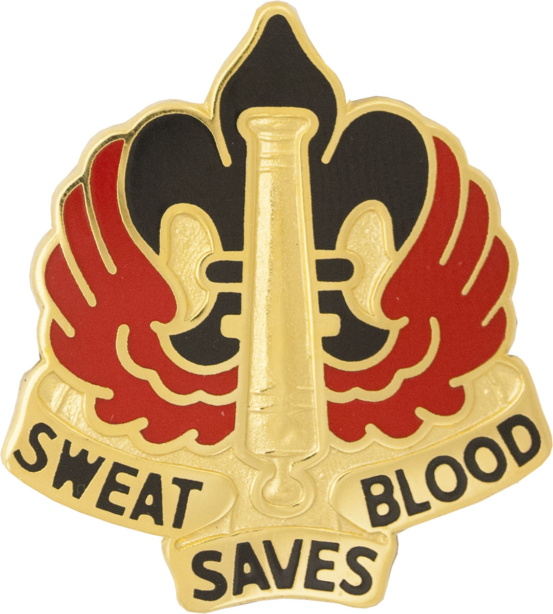 18th Field Artillery Brigade Unit Crest (Sweat Saves Blood)