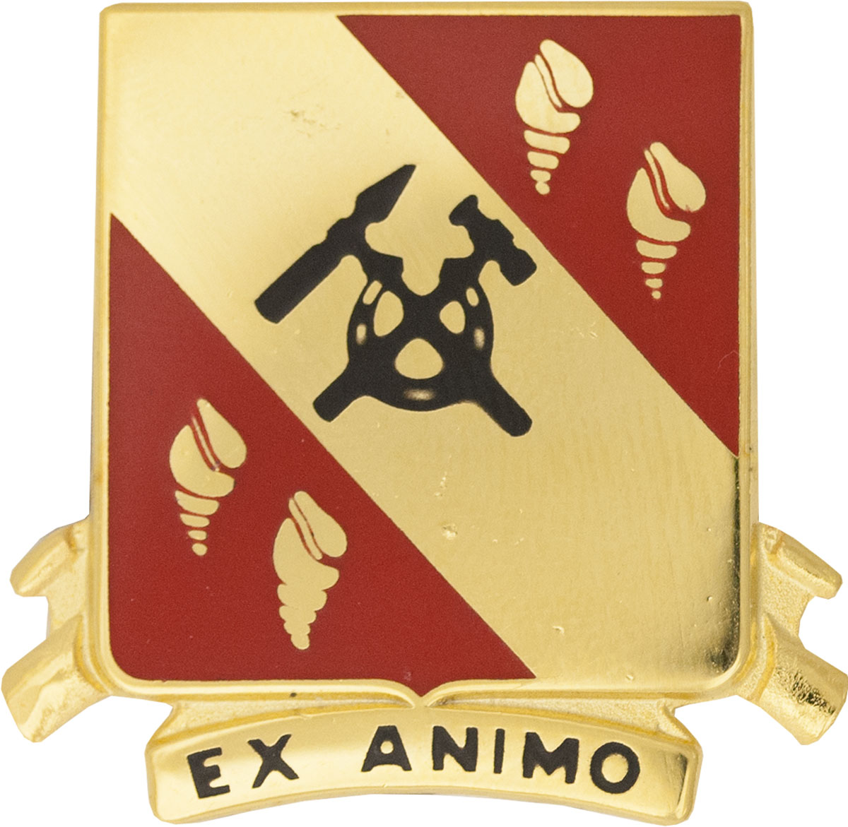27th Support Battalion Unit Crest (Ex Animo)
