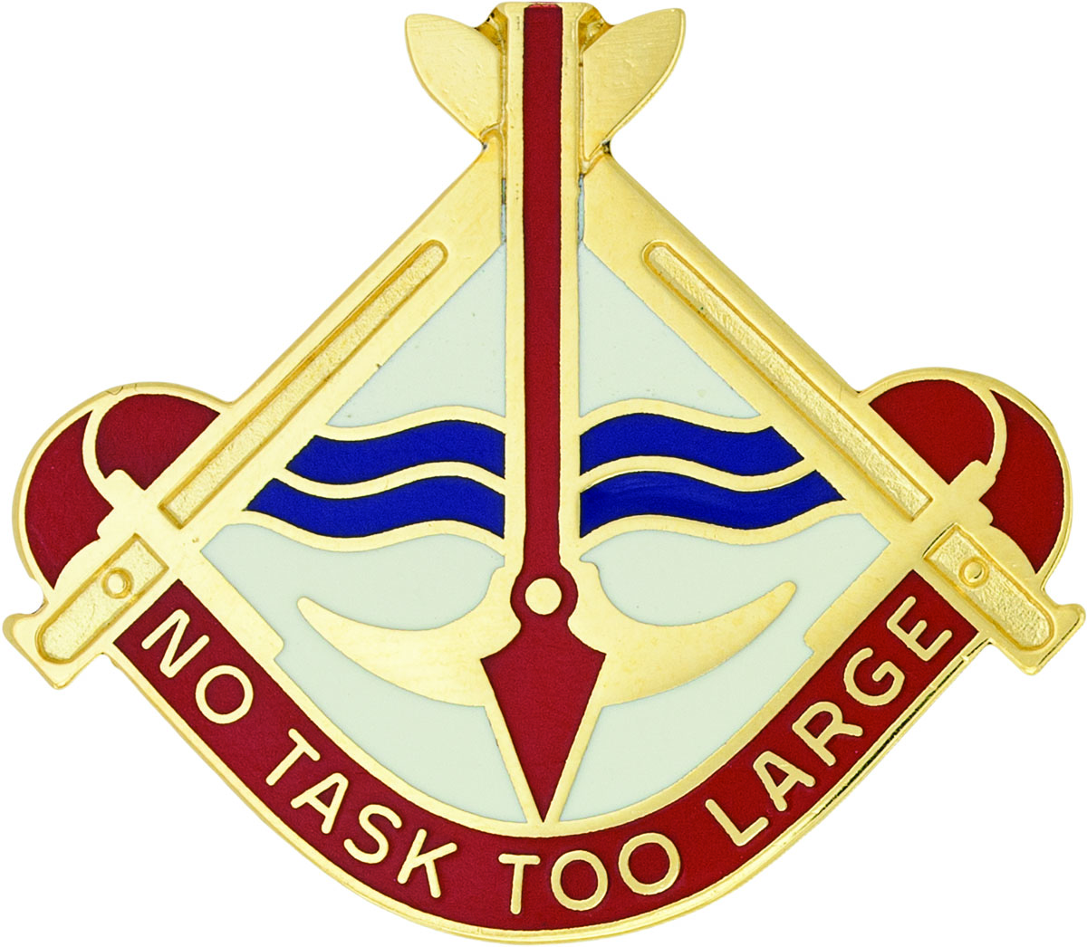 35th Engineer Brigade Unit Crest (No Task Too Large)