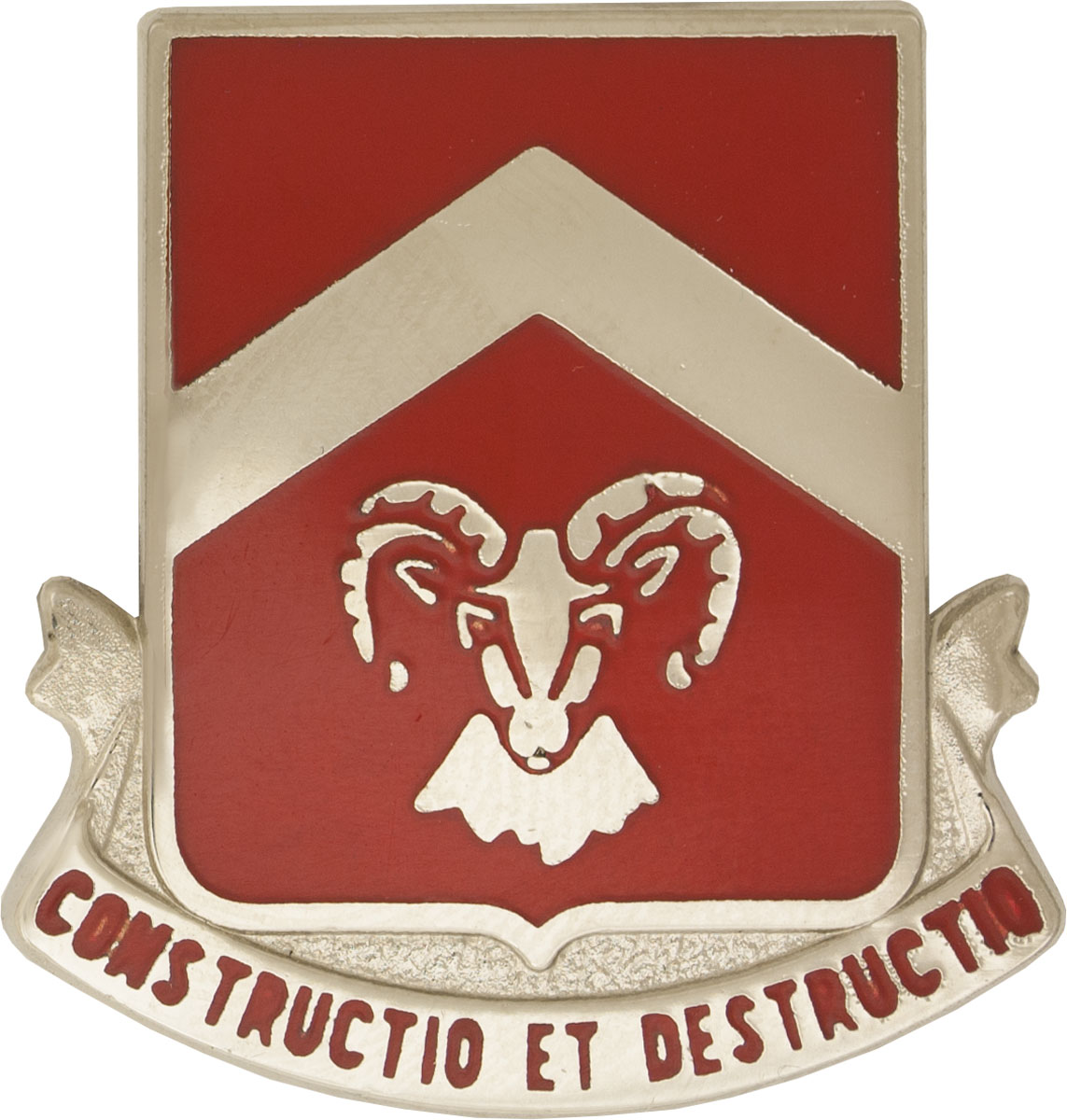 40th Engineer Battalion Unit Crest (Constructio Et Destructio)