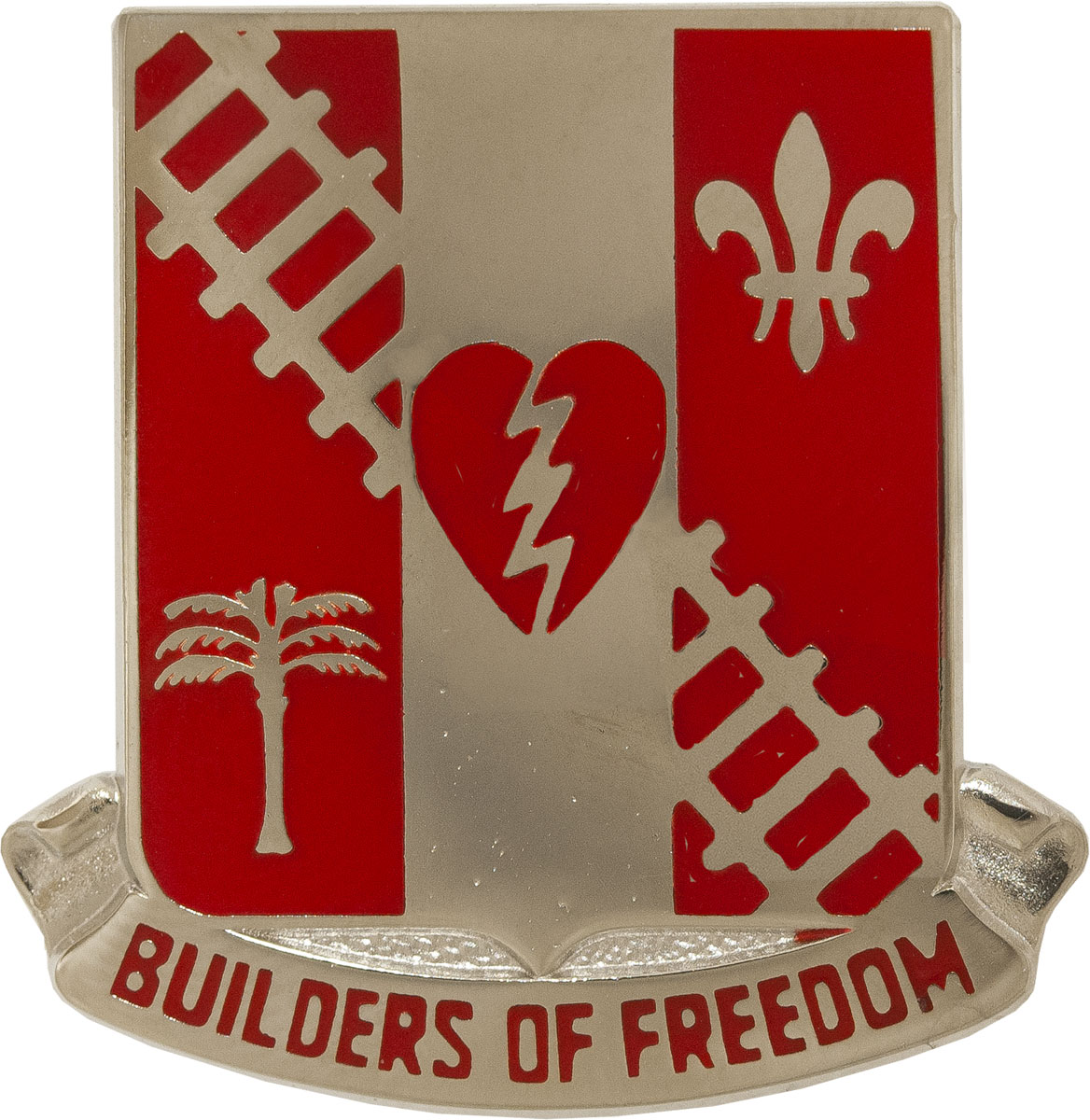 44th Engineer Battalion Unit Crest (Builders Of Freedom)