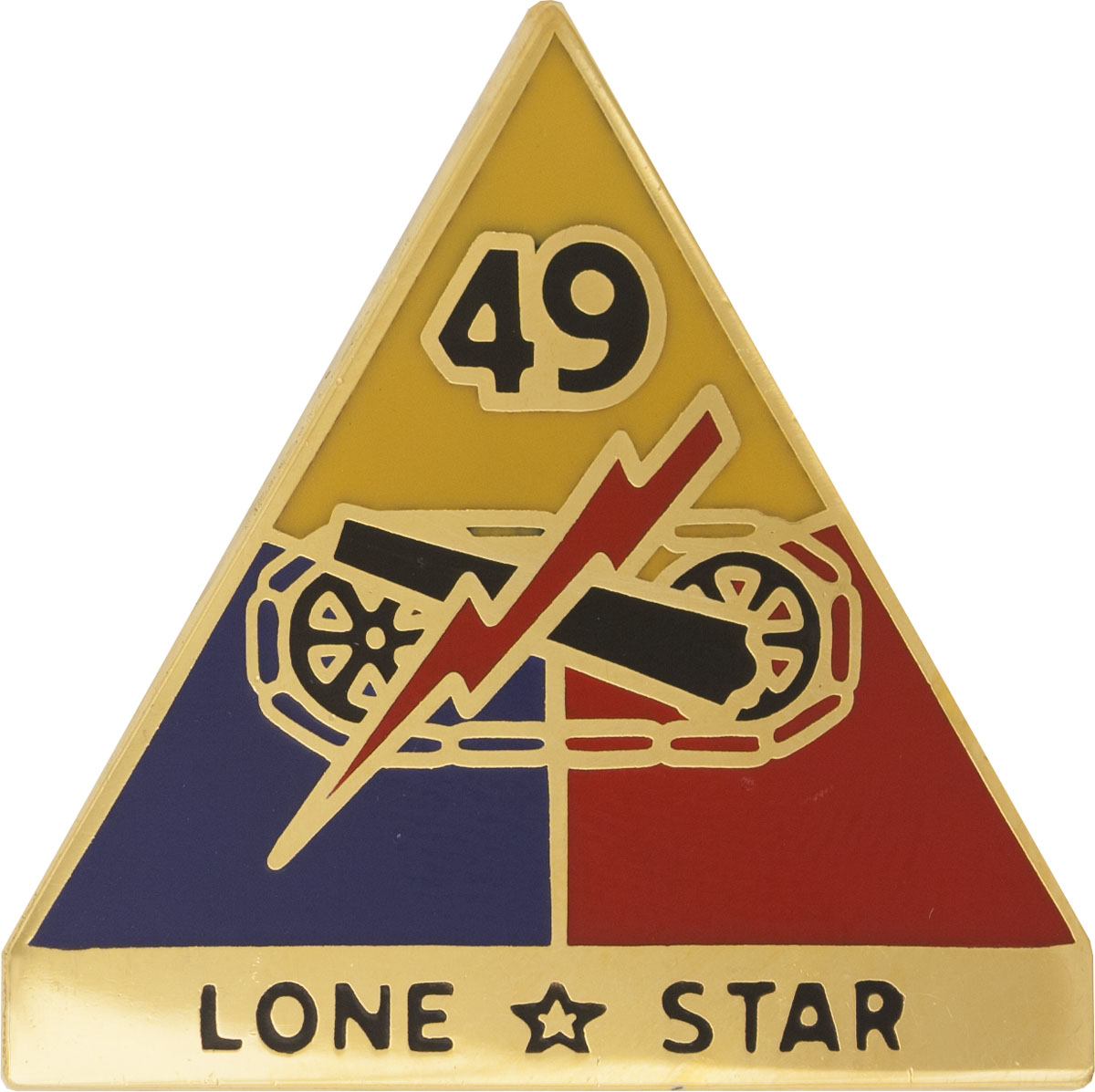 49th Armor Division Unit Crest (Lone Star)