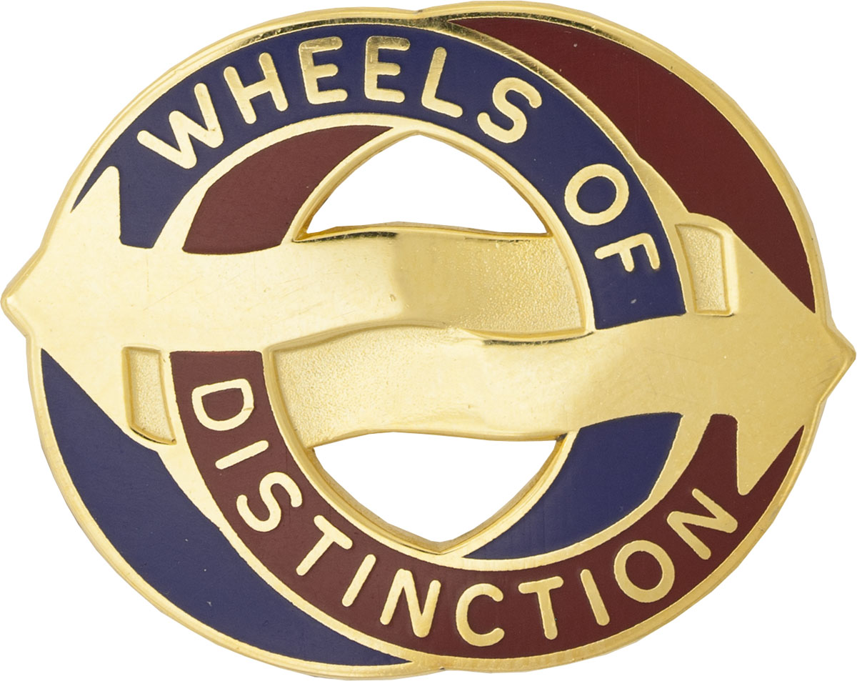 68th Support Battalion Unit Crest (Wheels Of Distinction)