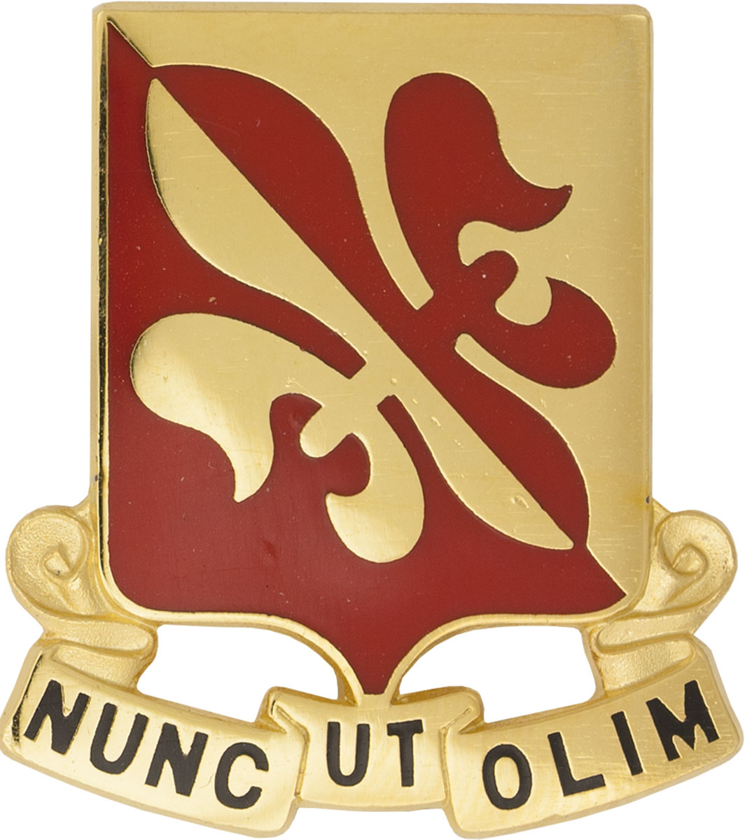 80th Regiment Civilian Support Team Unit Crest (Nunc Ut Olim)