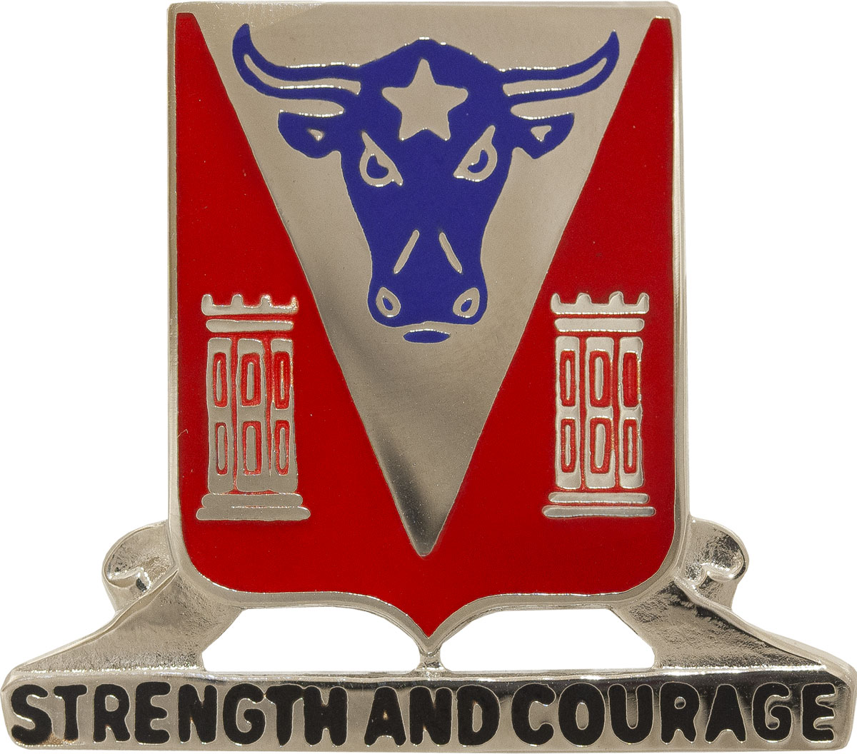 82nd Engineer Battalion Unit Crest (Strength and Courage)