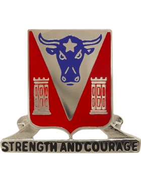 82nd Engineer Battalion Unit Crest (Strength and Courage)