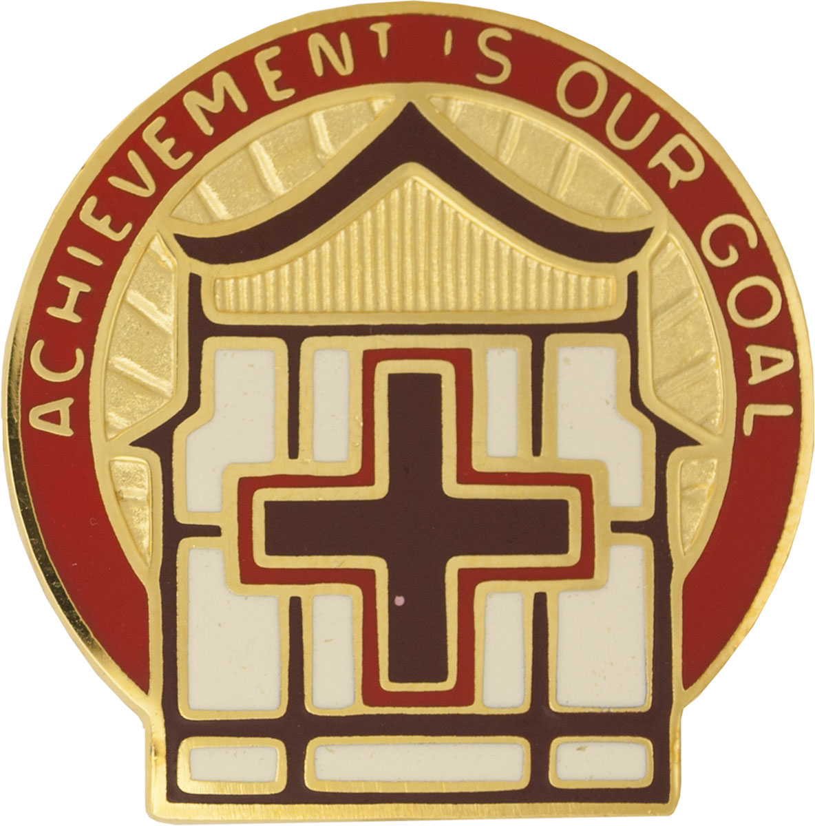 86th Evacuation Hospital Unit Crest (Achievement Is Our Goal)
