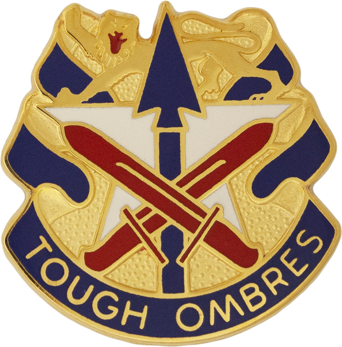 90th Regiment Support Command Unit Crest (Tough Ombres)
