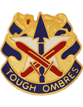 90th Regiment Support Command Unit Crest (Tough Ombres)
