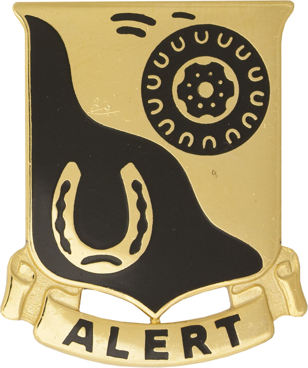 91st Cavalry Regiment Unit Crest (Alert)
