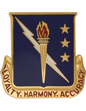 93rd Signal Brigade Unit Crest (Loyalty Harmony Accuracy)