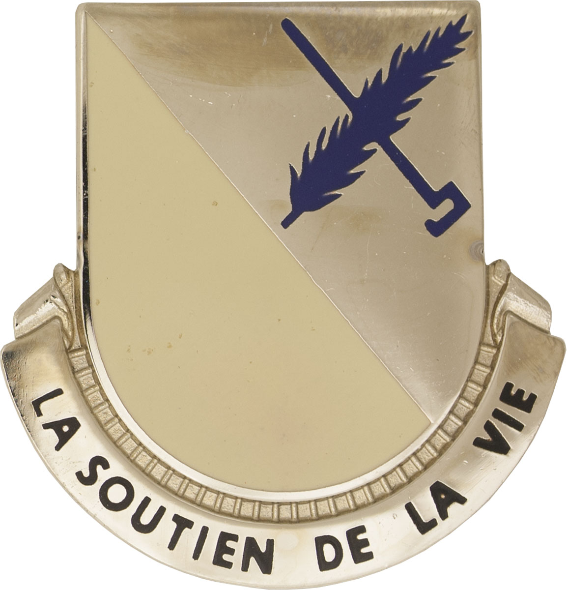 94th Support Battalion Unit Crest (La Soutien De La Vie)