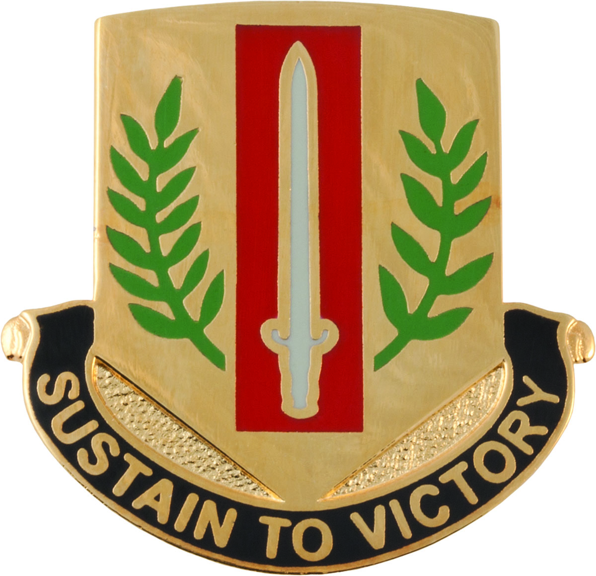 1st Sustainment Brigade Unit Crest (Sustain To Victory)