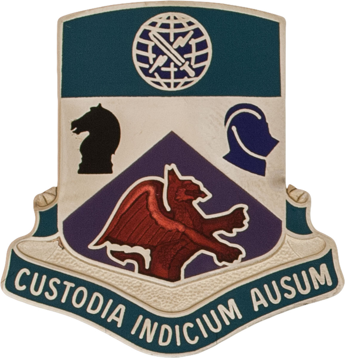 1st Information Operations Battalion (Right) Unit Crest (Custodia I...
