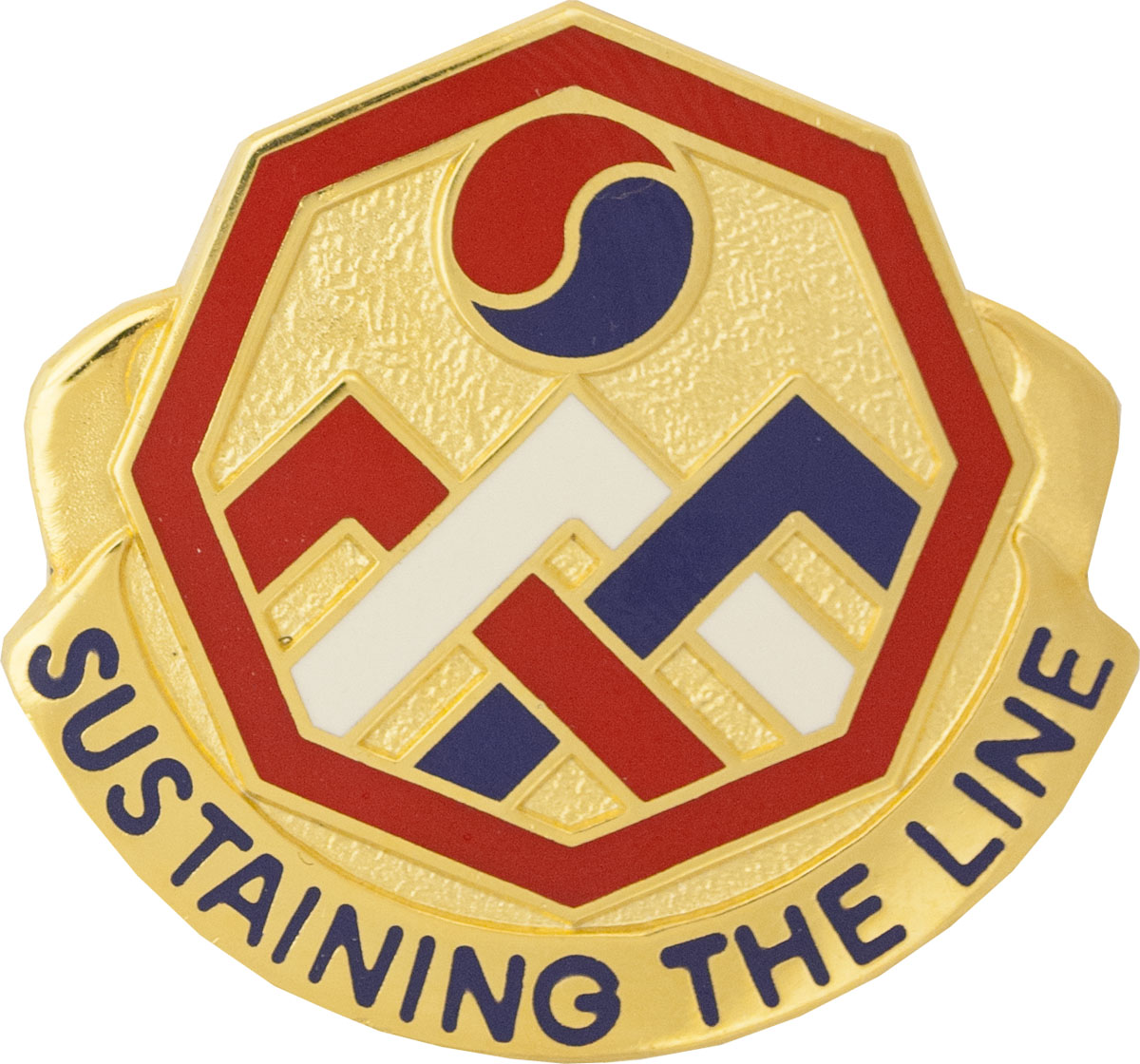 3rd Coscom Unit Crest (Sustaining The Line)