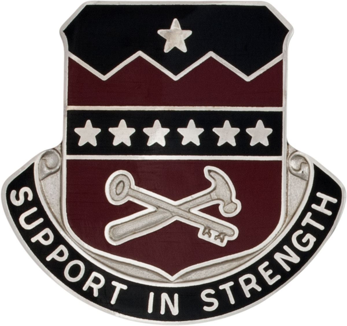 5th Brigade 1st Armored Division Support Battalion Unit Crest