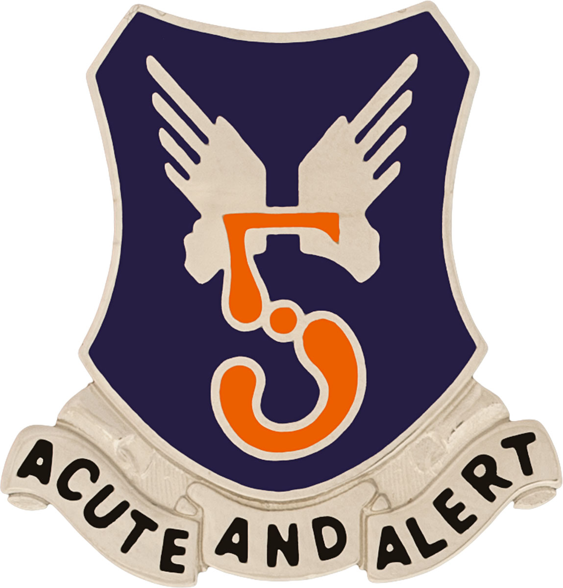 5th Aviation Battalion Unit Crest (Acute And Alert)