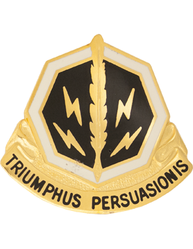 8th Psychological Operations Battalion Unit Crest (Triumphus Persua...