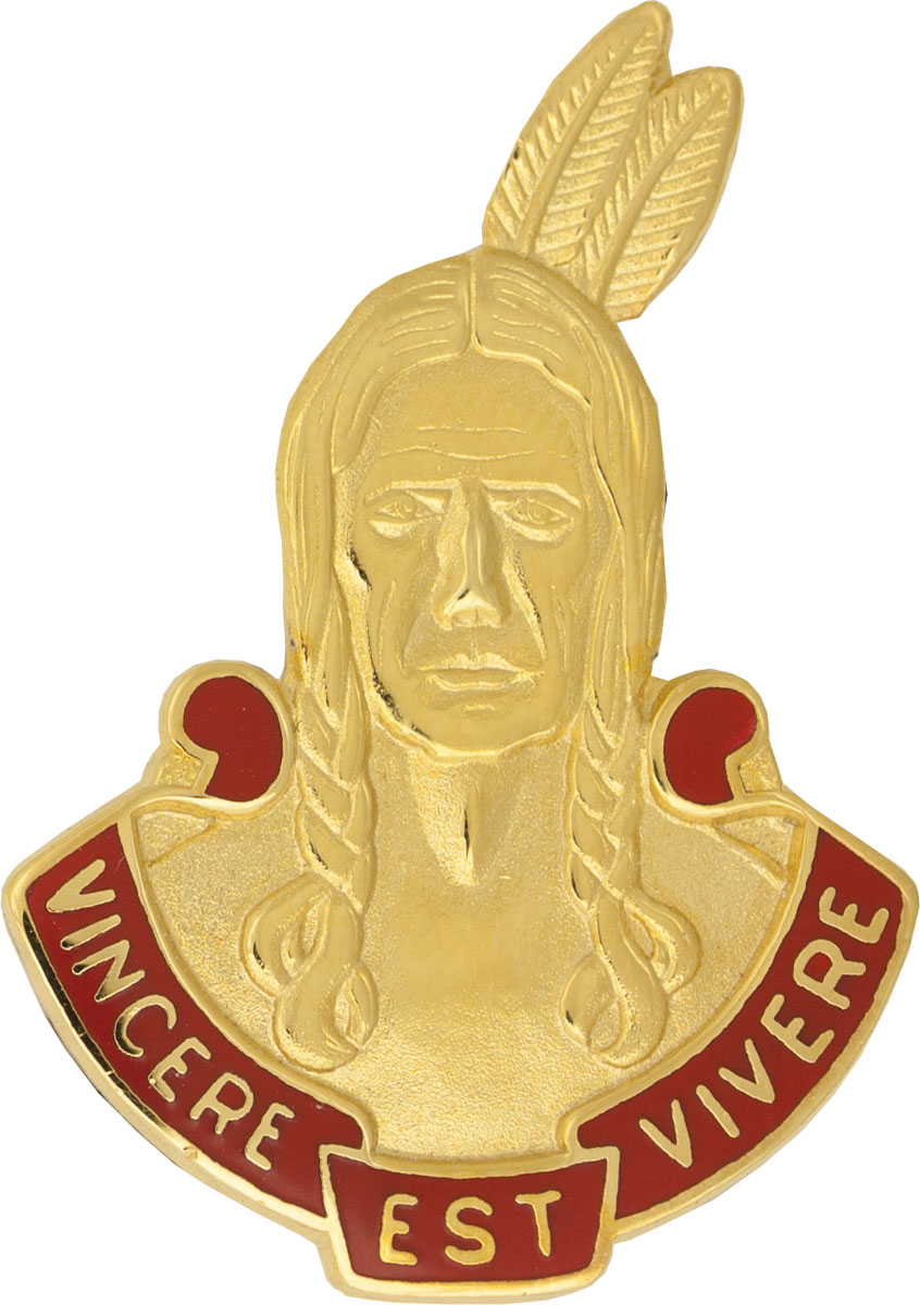 101st Field Artillery Unit Crest (Vincere Est Vivere)