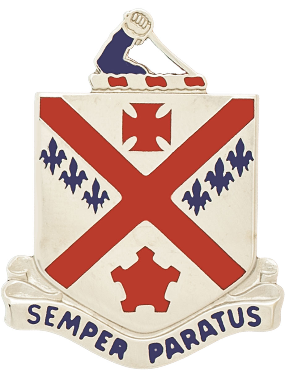 101st Infantry Unit Crest (Semper Paratus)