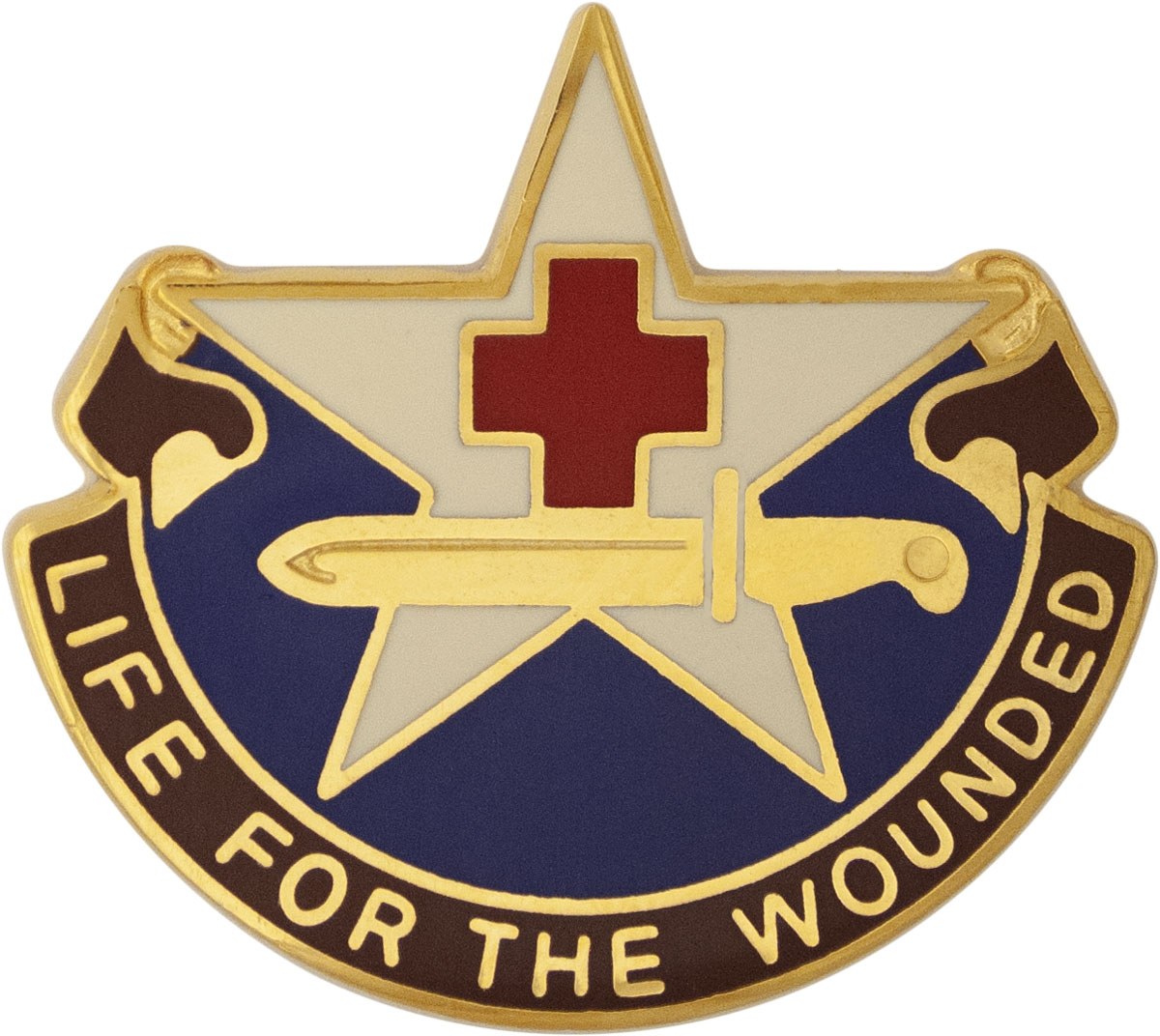 111th Medical Battalion Unit Crest (Life For The Wounded)