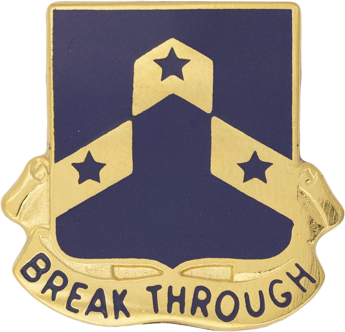 117th Regiment Unit Crest (Break Through)