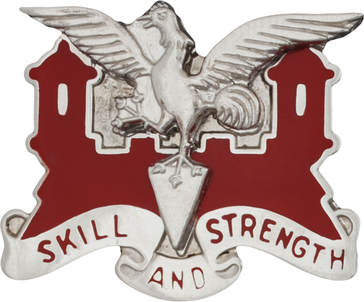 130th Engineer Battalion Unit Crest (Skill And Strength)