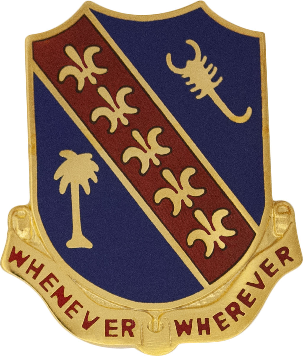 148th Field Artillery Unit Crest (Whenever Wherever)