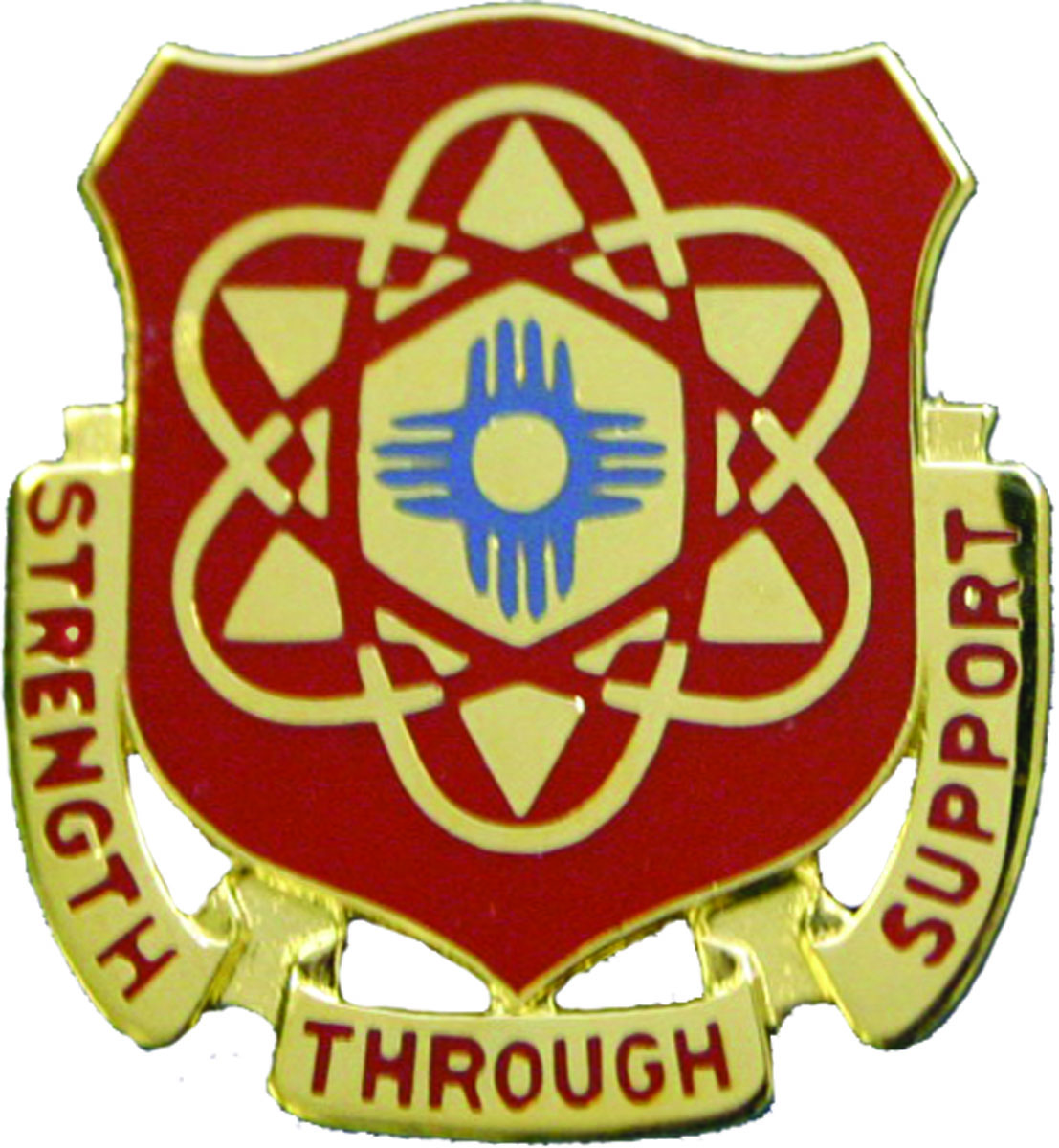 167th Support Battalion Unit Crest (Strength Through Support)