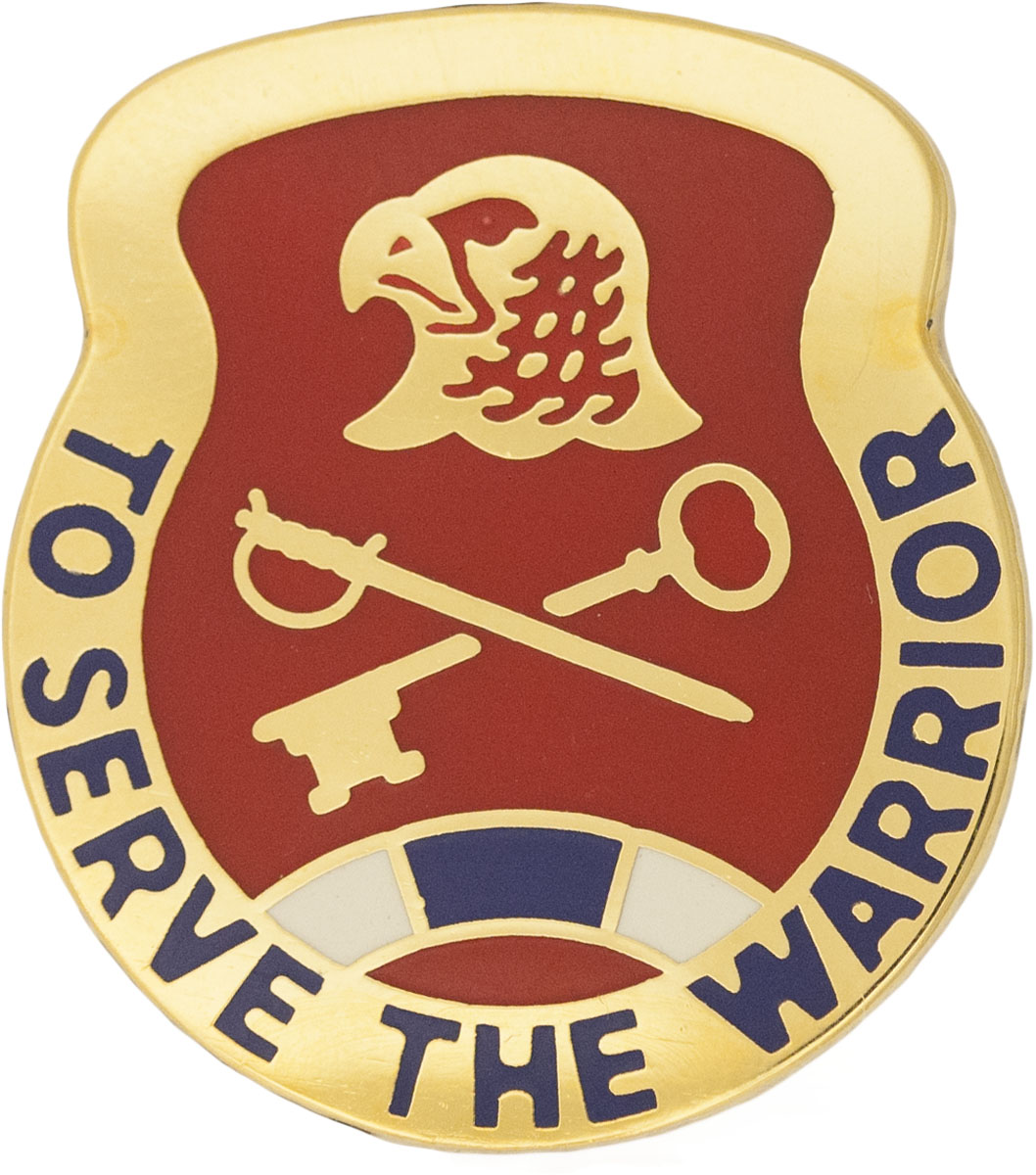 185th Support Battalion Unit Crest (To Serve The Warrior)