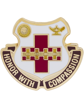 188th Medical Battalion Unit Crest (Honor With Compassion)