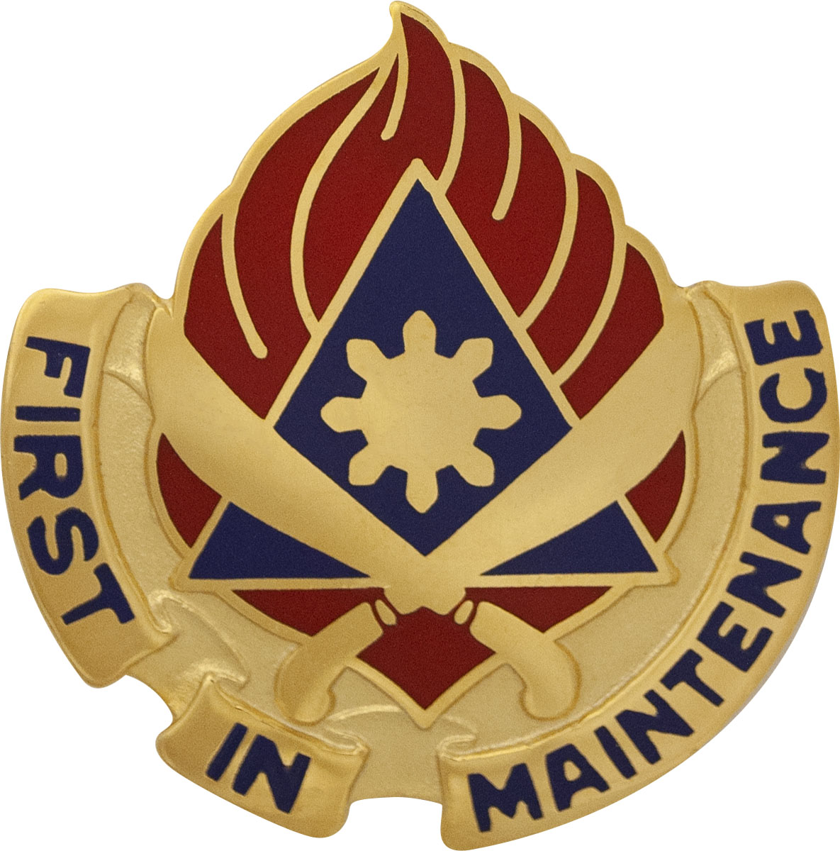 189th Support Battalion Unit Crest (First In Maintenance)