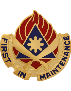 189th Support Battalion Unit Crest (First In Maintenance)