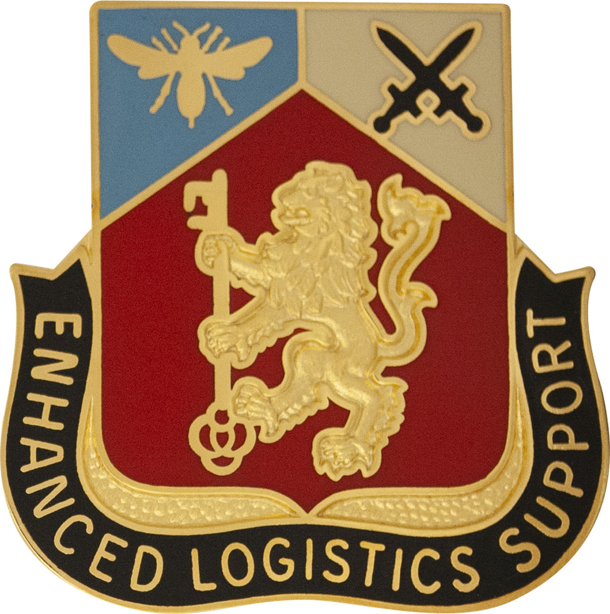 191st Support Battalion Unit Crest (Enhanced Logistics Support)