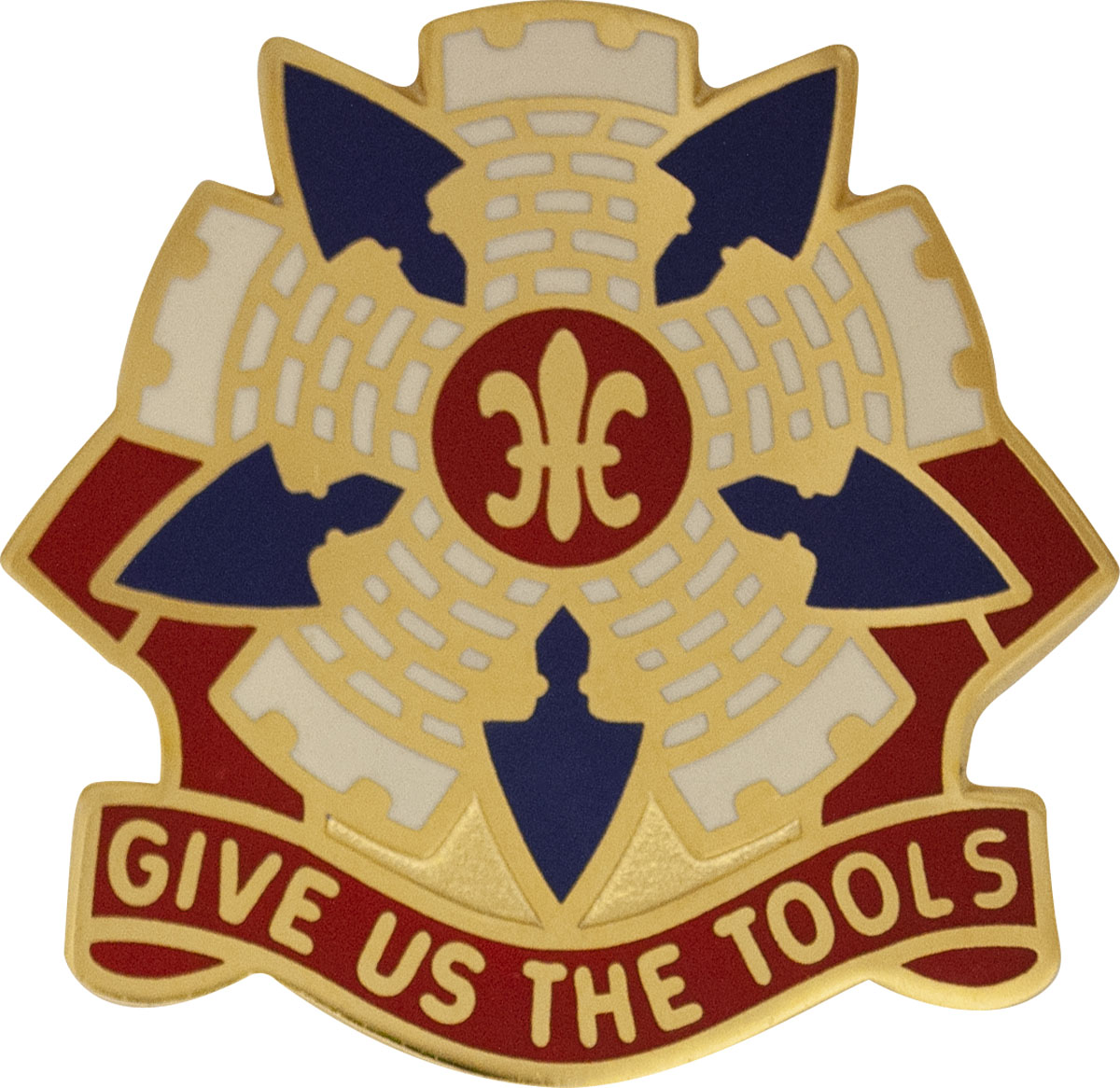 192nd Engineer Bn Connecticut National Guard Unit Crest (Give Us Th...