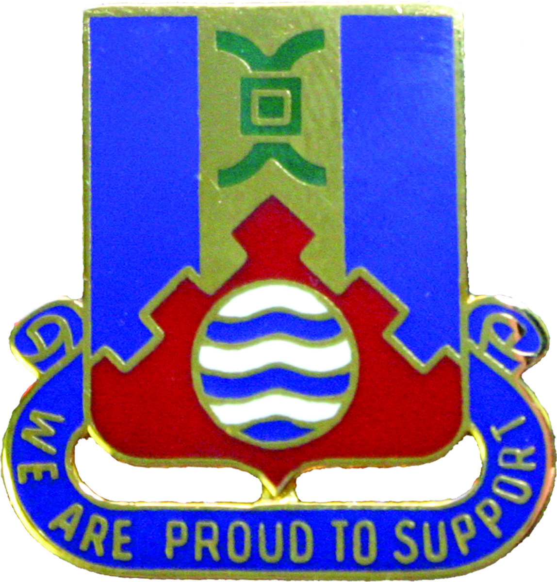 192nd Support Battalion Unit Crest (We Are Proud To Support)