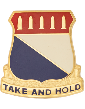 195th Regiment Unit Crest (Take And Hold)