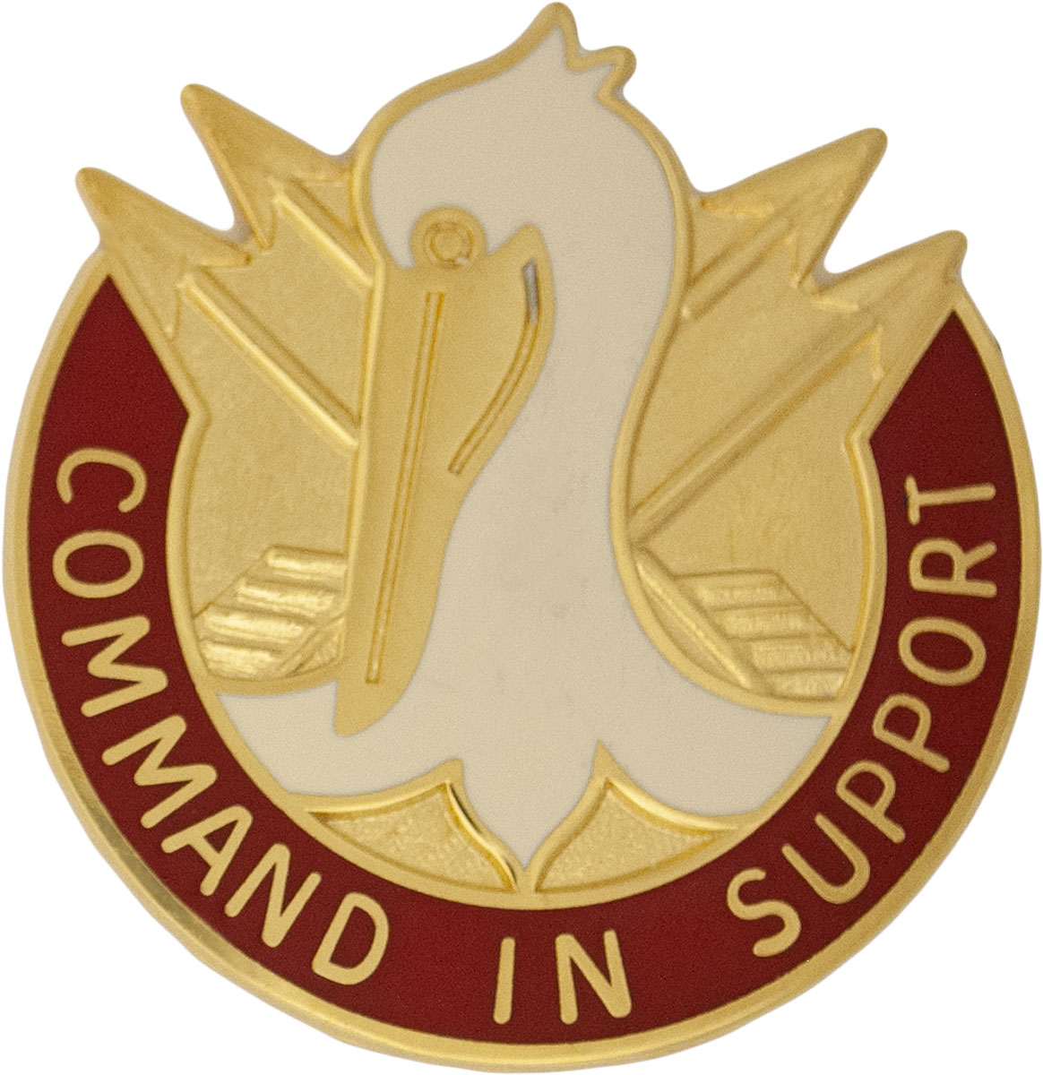 204th Support Group Unit Crest (Command In Support)