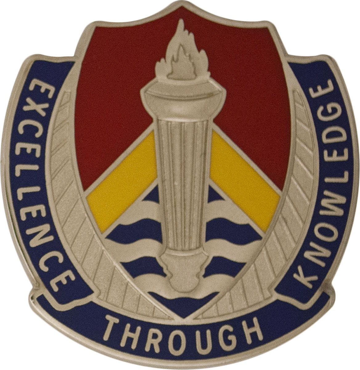 209th Regiment Unit Crest (Excellence Through Knowledge)