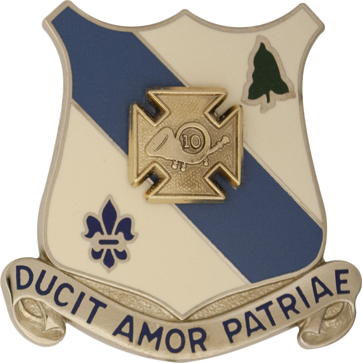 210th Armor Unit Crest (Ducit Amor Patriae)