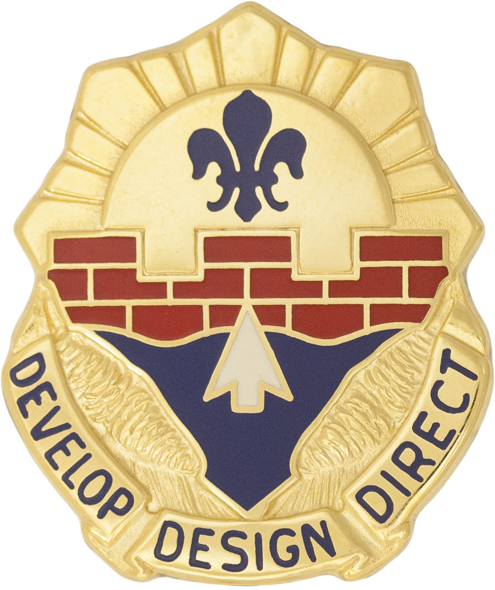 240th Engineer Group Unit Crest (Develop Design Direct)