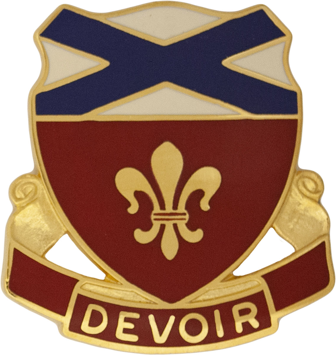 242nd Engineer Battalion Unit Crest (Devoir)