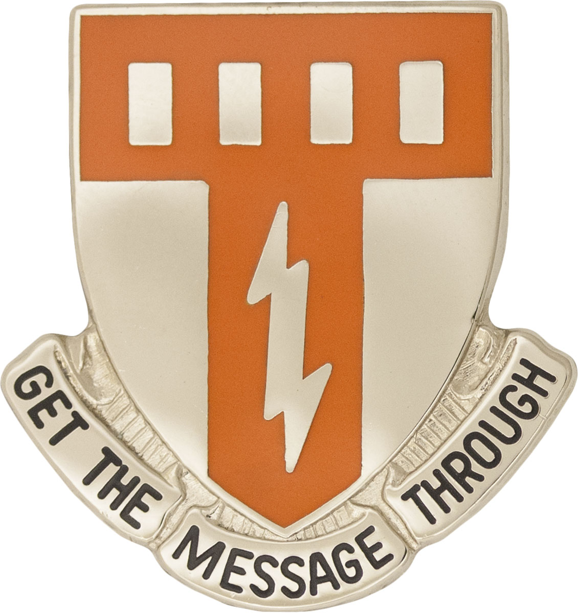 249th Signal Battalion Unit Crest (Get The Message Through)