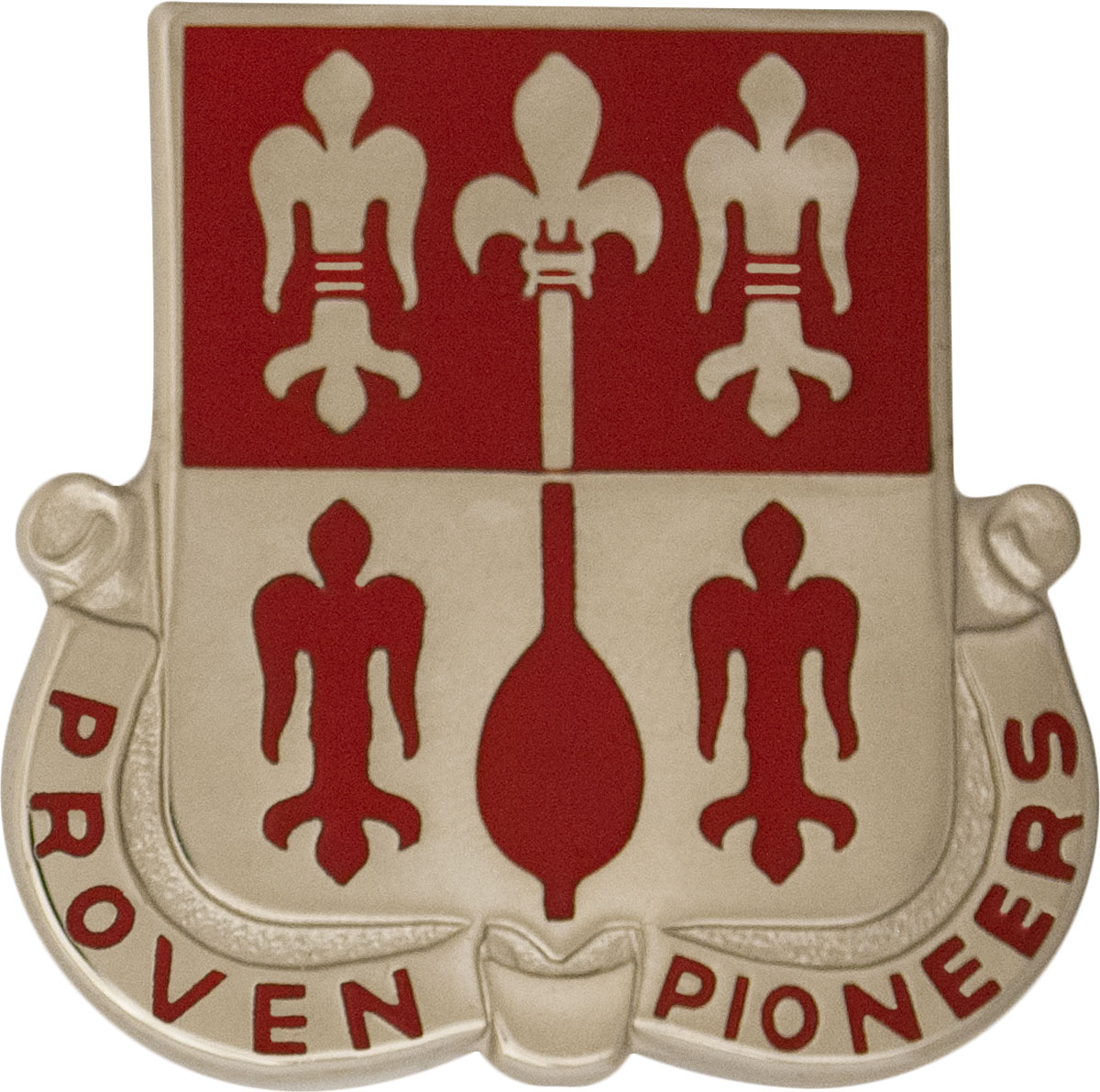 299th Engineer Battalion Unit Crest (Proven Pioneers)