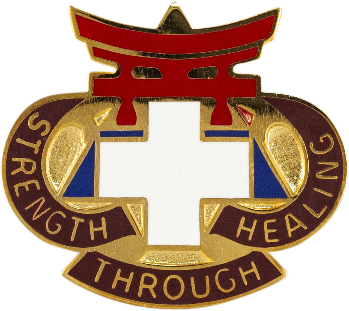 301st Field Hospital Unit Crest (Strength Through Healing)