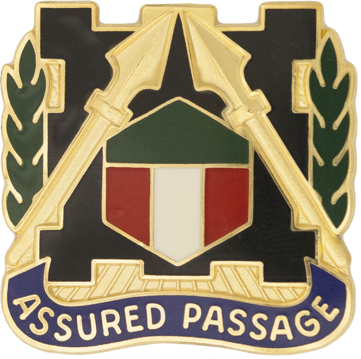 301st Maneuver Enhancement Brigade Unit Crest (Assured Passage)