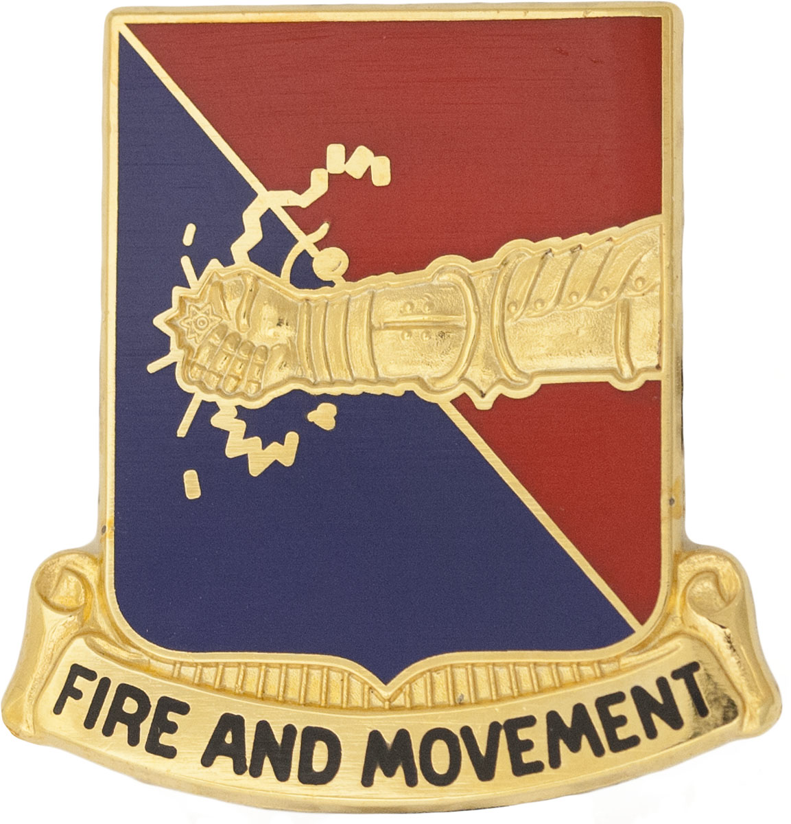303rd Armor Unit Crest (Fire And Movement)