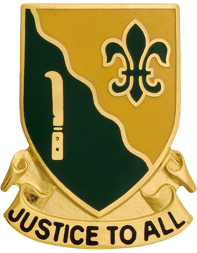 310th Military Police Battalion Unit Crest (Justice To All)