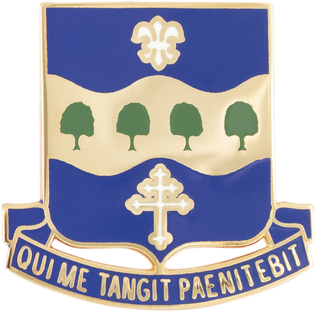 315th Regiment United States Army Unit Crest (Qui Me Tangit Paenite...