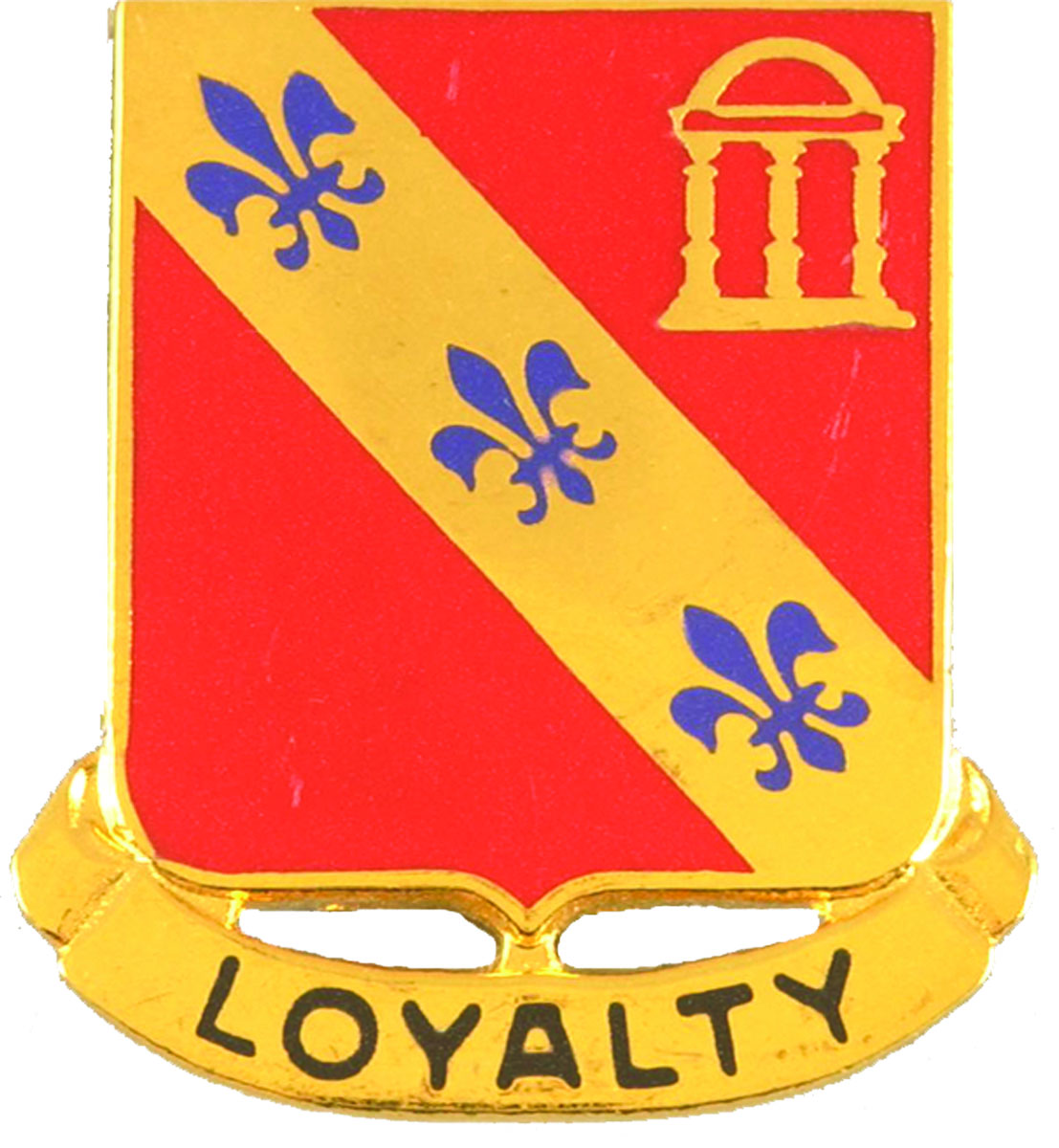 319th Field Artillery Unit Crest (Loyalty)